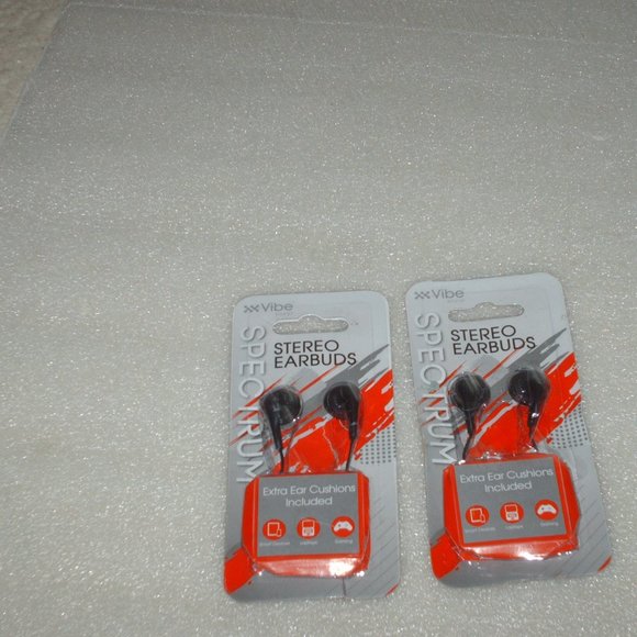 Spectrum Vibe | Headphones | 2 Pairs Of Vibe Spectrum Stereo Earbuds ...